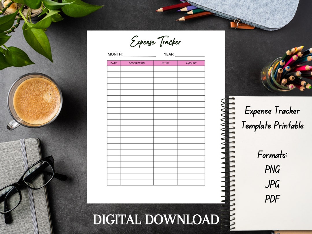 Small Business Expense Tracker Printable, Digital Download, Small ...