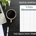 Tax Deduction Sheet Template, Printable Tax Deduction Template ...