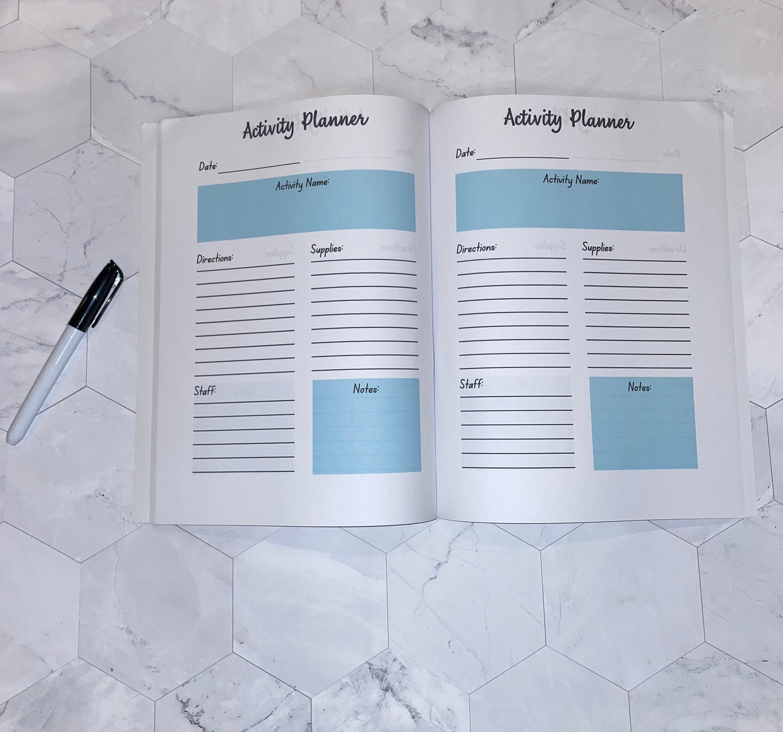 After School Activity Planner Book, Childcare Activity Planning Book ...