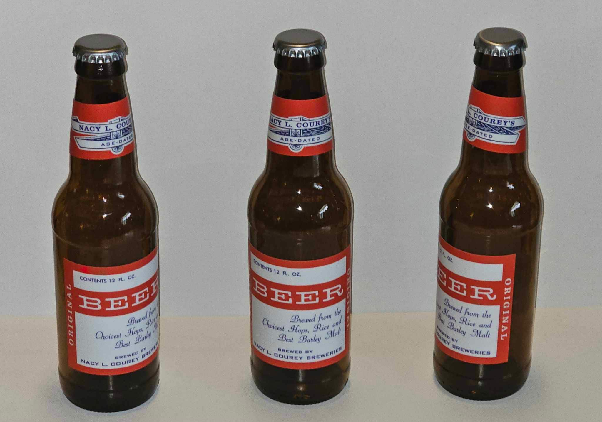 Dukes of Hazzard One 1 Boar's Nest Beer Bottle Prop Replica RED Label ...