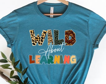 Wild About Learning Shirt - Etsy