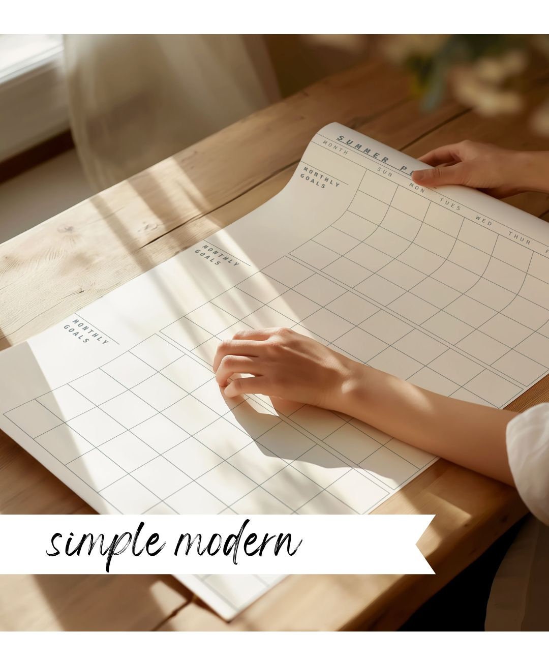 Summer Plan | 3 Month Blank Calendar | Summer Calendar | Summer Break ...