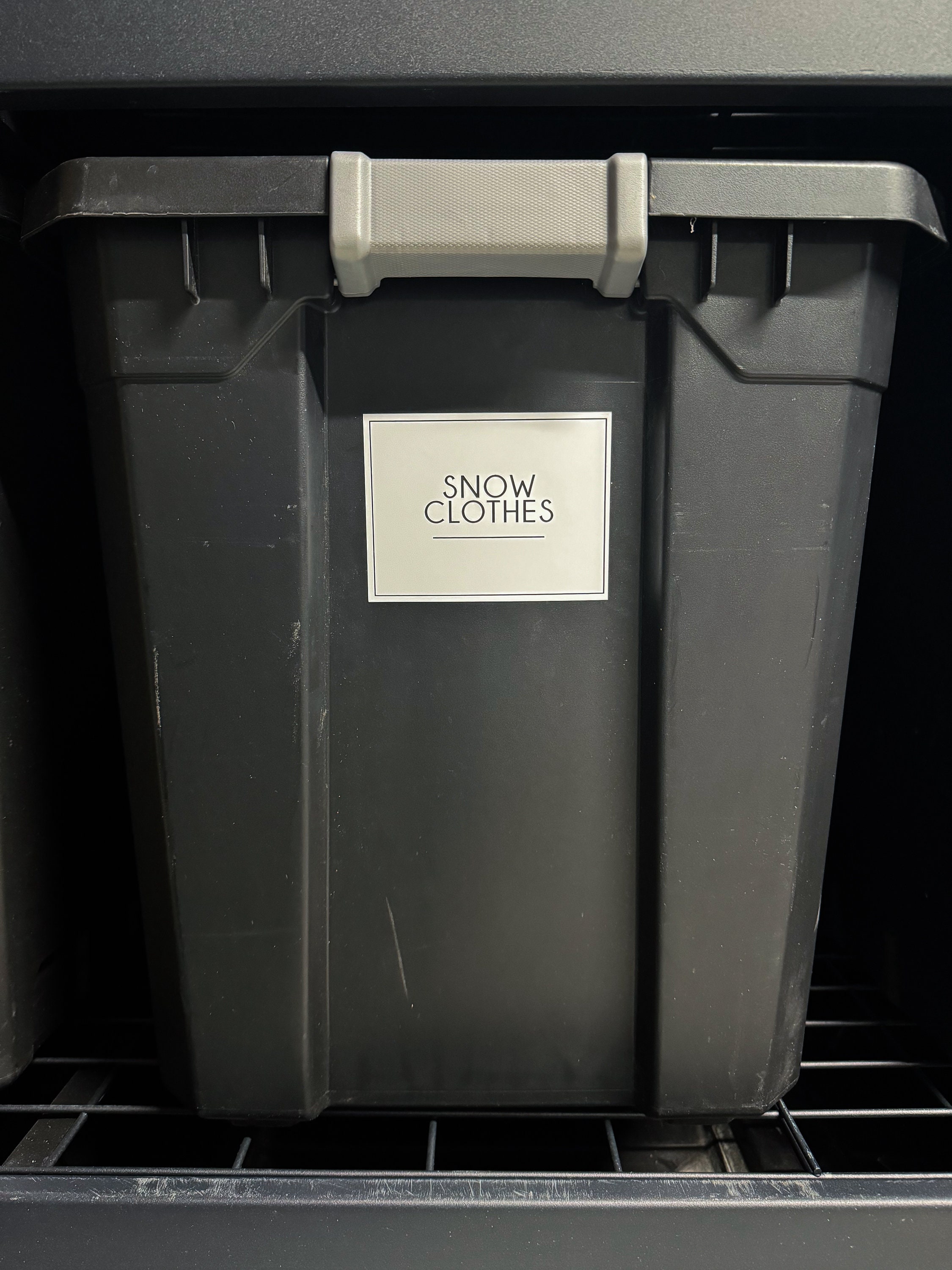 Storage Tote Sticker Label Storage Room Organizing Labels for ...