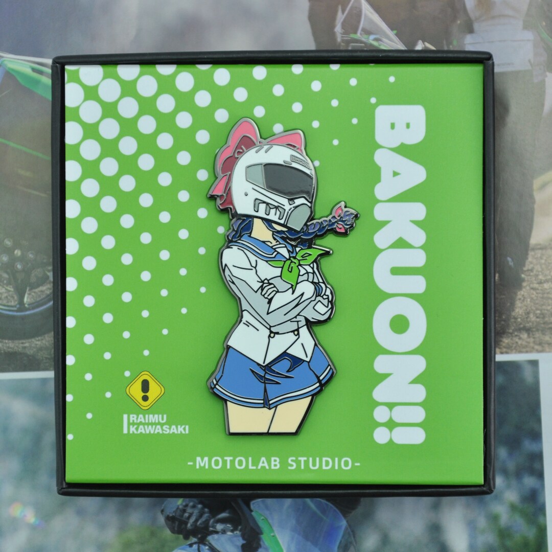 Kawasaki Motorcycle Enamel Pin: Bakuon Raimu Sister, Girlrider Gift - Etsy