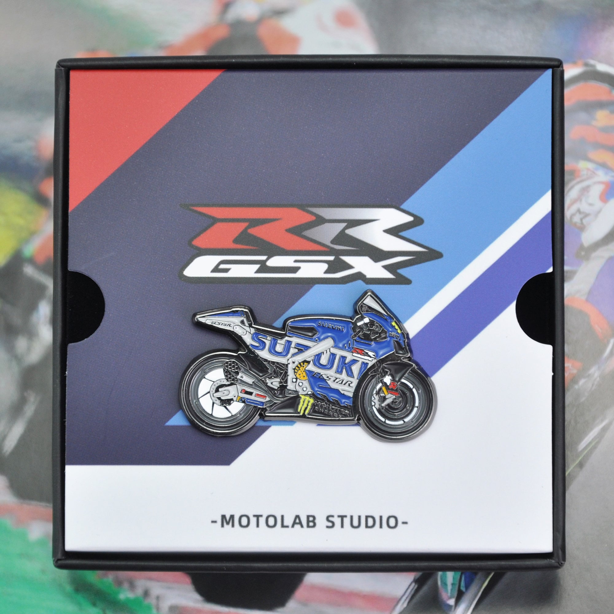 Suzuki Motorbike Badge Pinback Buttons GSX-RR Soft Enamel Pin - Etsy