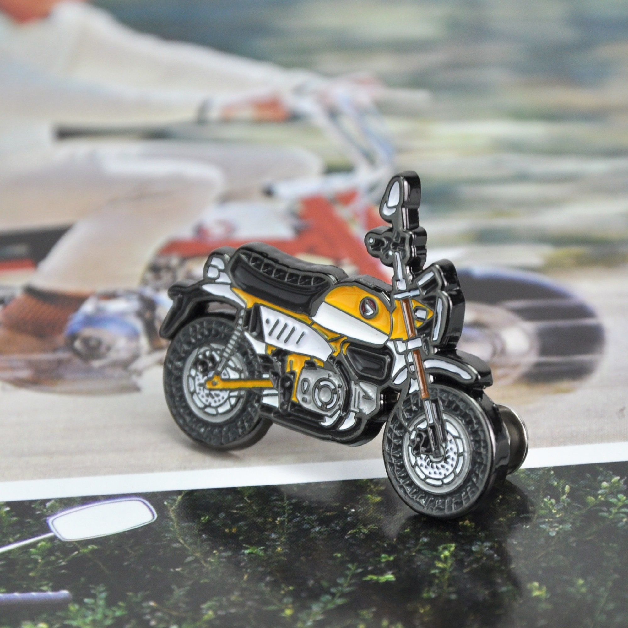 Honda Super Club Pin Monkey 125 Soft Enamel Pins Badges Retro Vintage ...