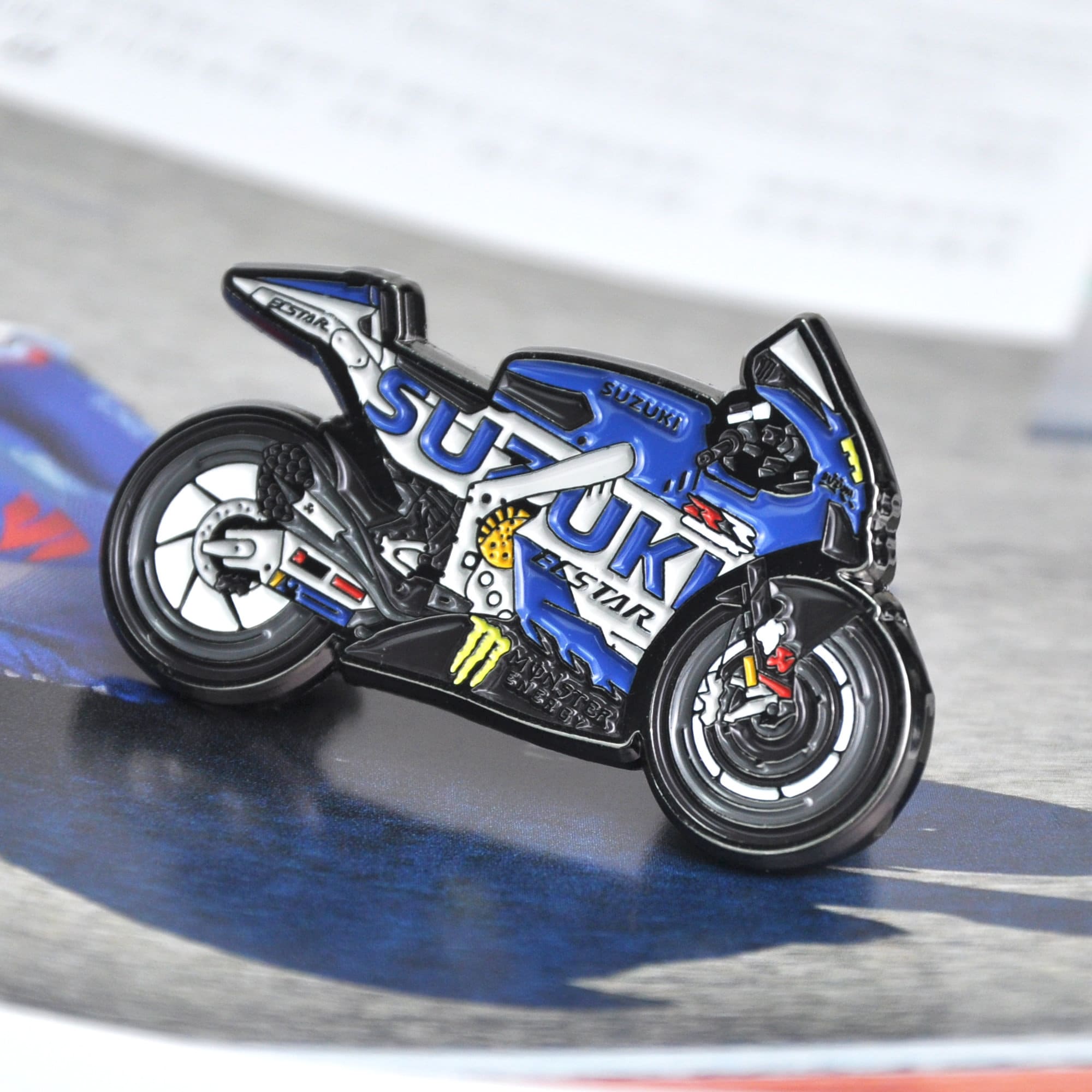 Suzuki Motorbike Badge Pinback Buttons GSX-RR Soft Enamel Pin - Etsy