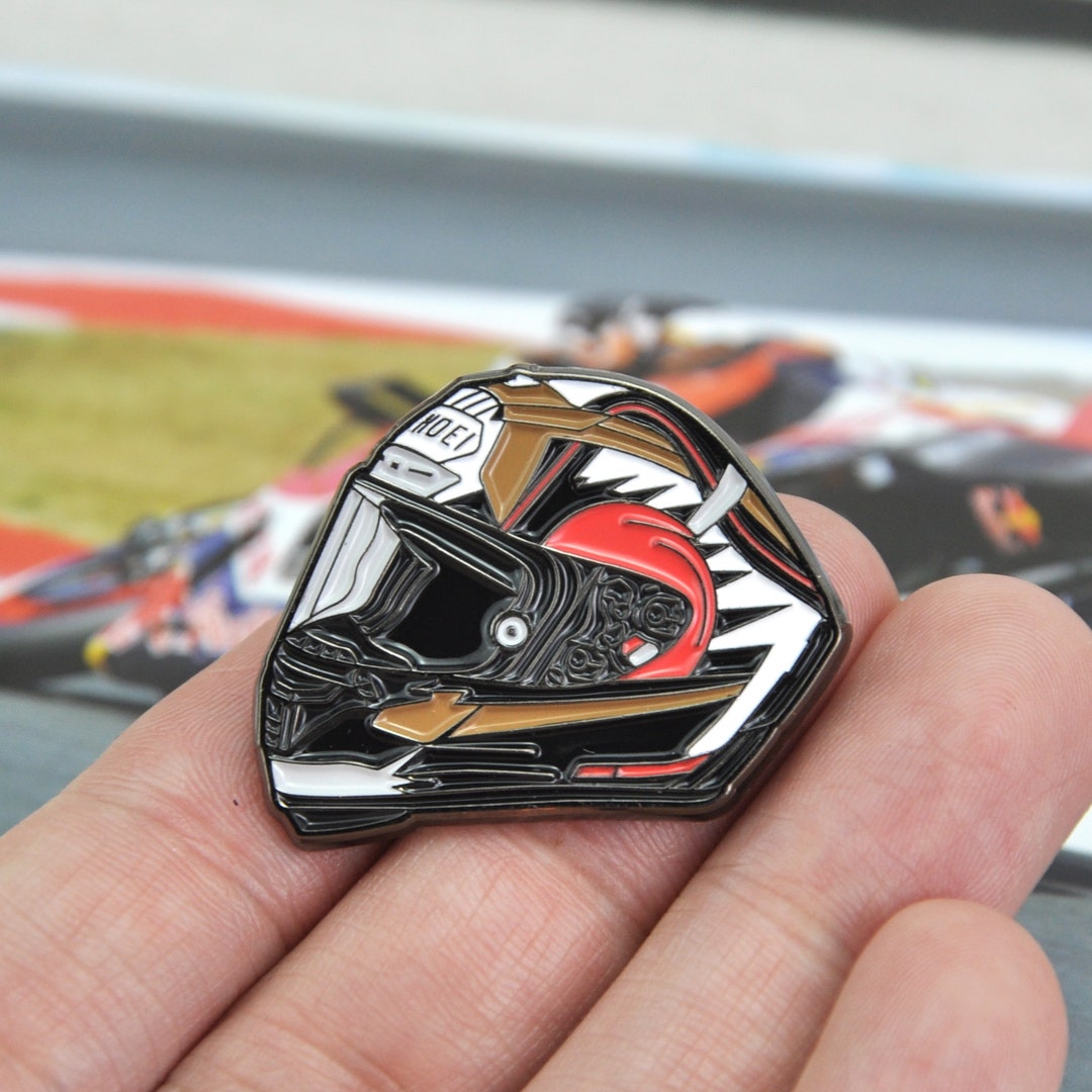 Lapel Pin Button Marc Marquez MM93 Motogp Enamel Pins Racing Motorcycle ...