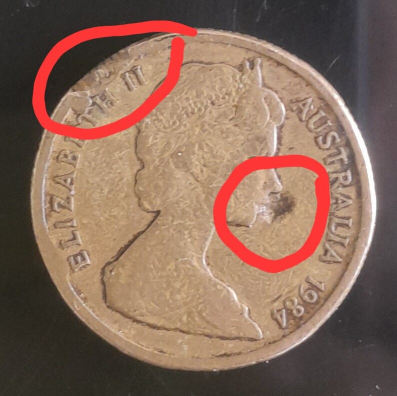 Rare Australian 1984 One Dollar Coin Etsy Australia