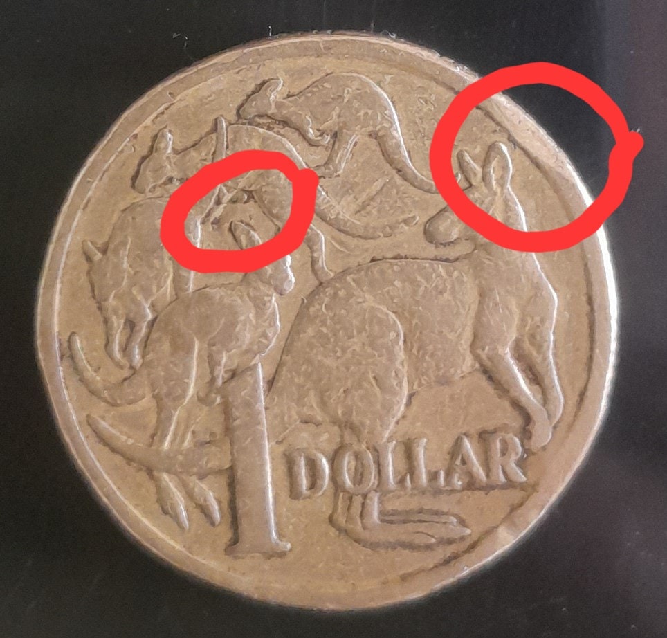 Rare Australian 1984 One Dollar Coin Etsy Australia