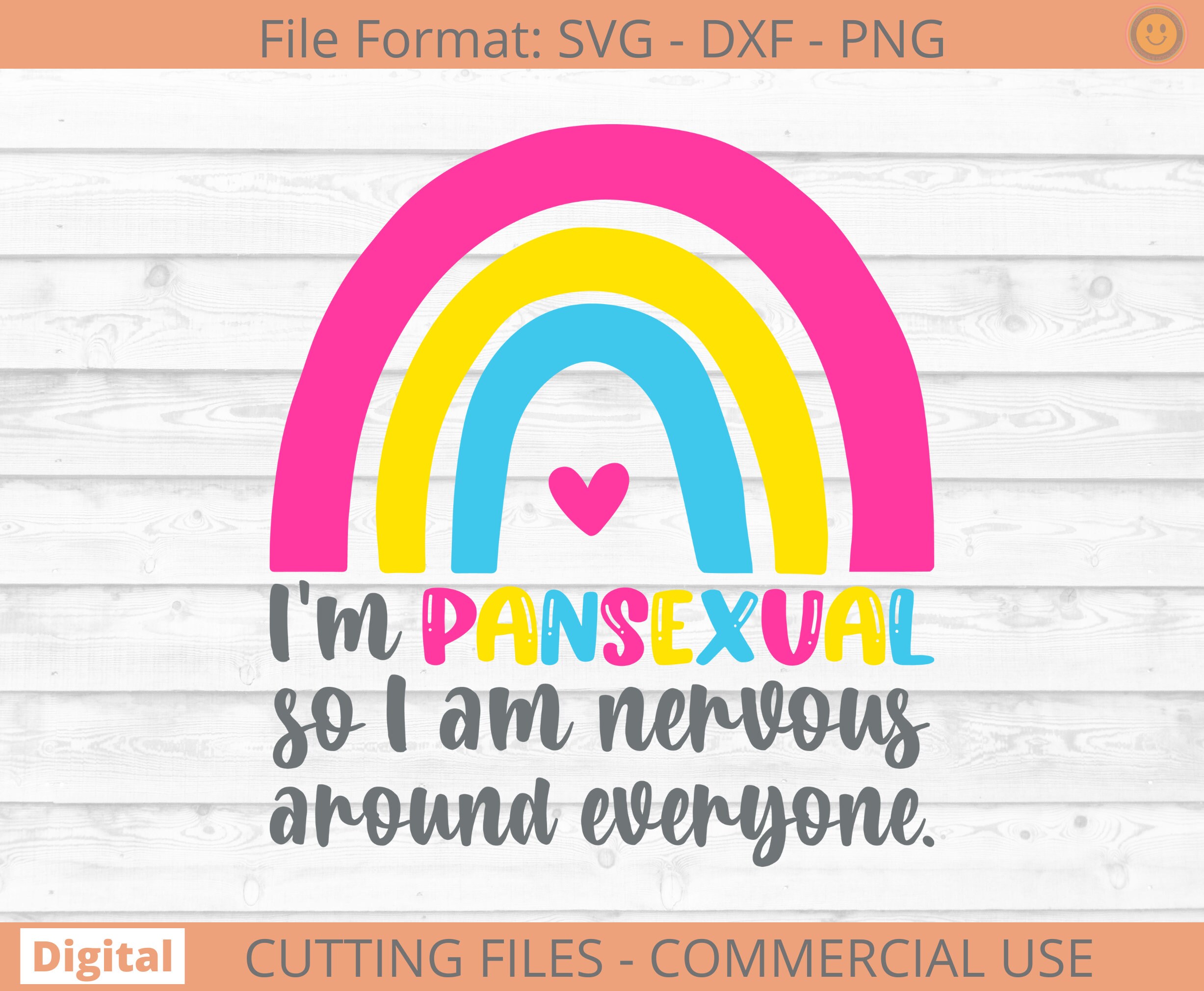 Pansexual Svg Png Pronouns Svg Trans Svg LGBTQ Pride Funny - Etsy