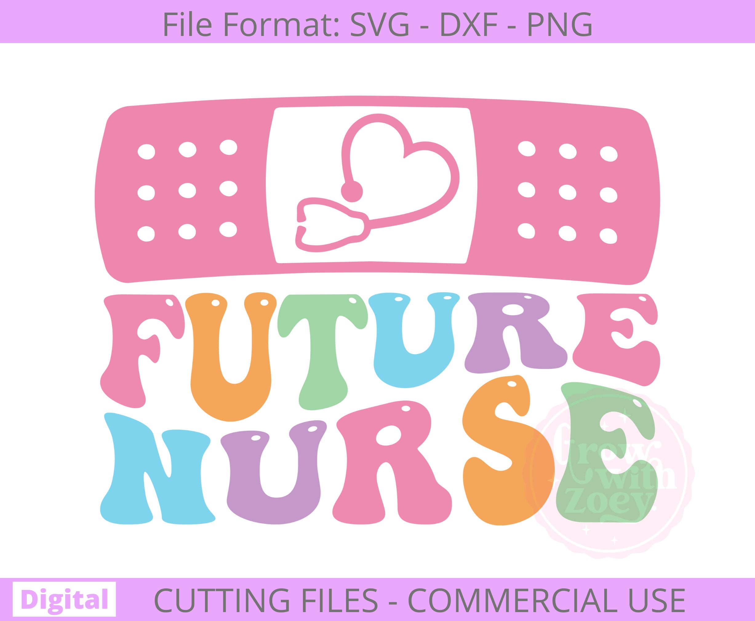 Future Nurse Svg Nursing Cut File Medical Svg Nurse Svg - Etsy