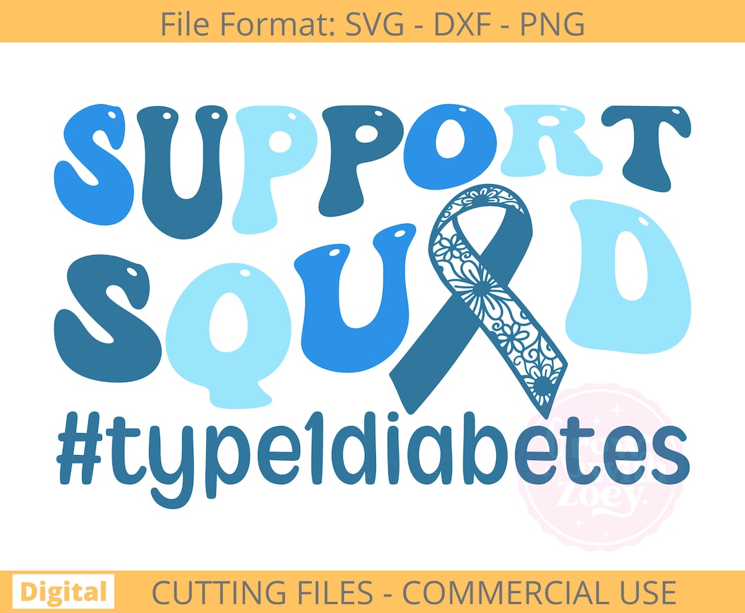 Type 1 Diabetes Awareness Svg, T1D Warrior Svg, Awareness Svg, Digital ...