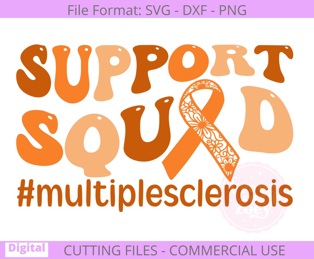 Multiple Sclerosis Awareness Svg, MS Warrior Svg, Awareness Svg ...