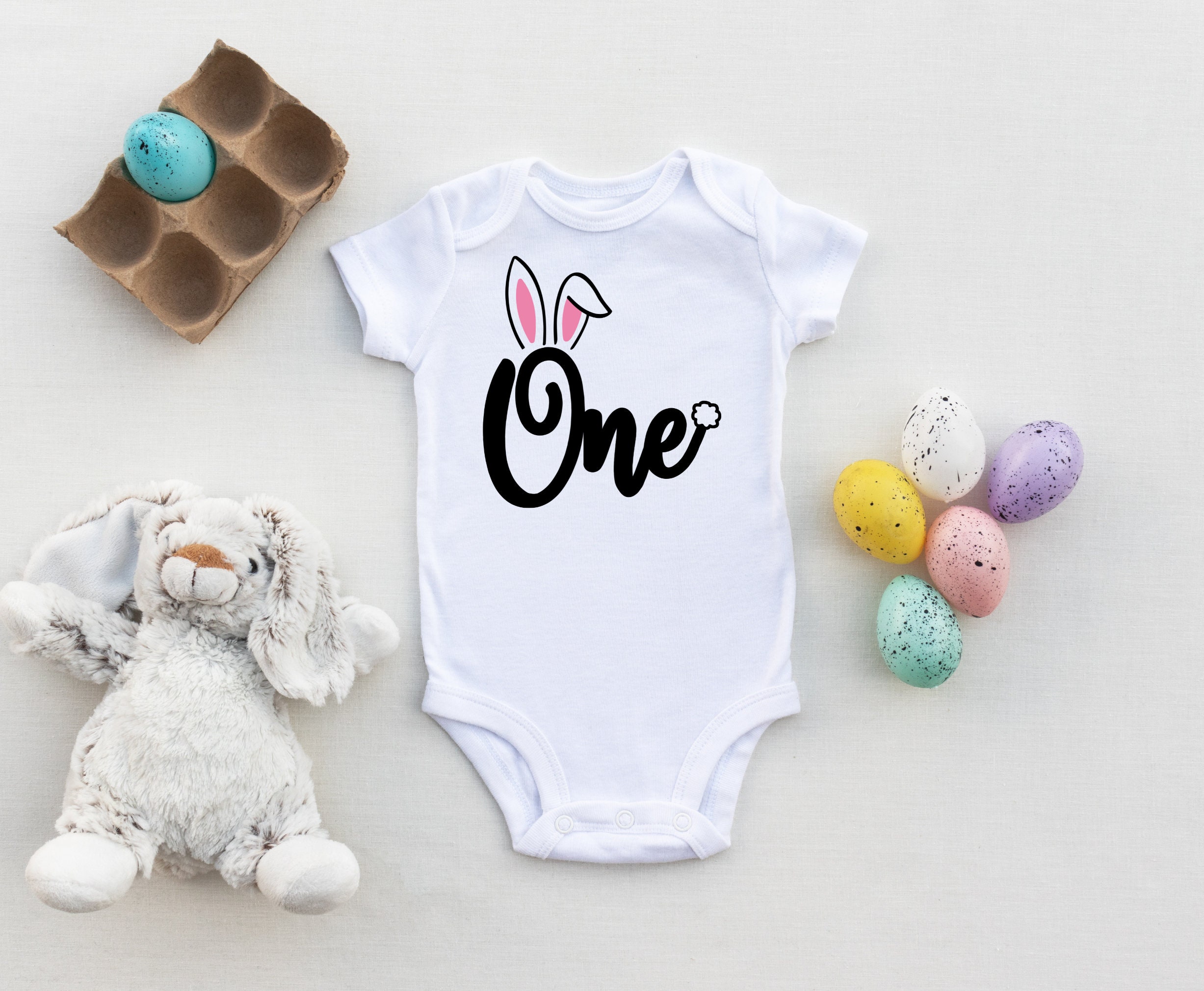 One Birthday Svg Some Bunny is One Svg Easter Svg Toddler - Etsy