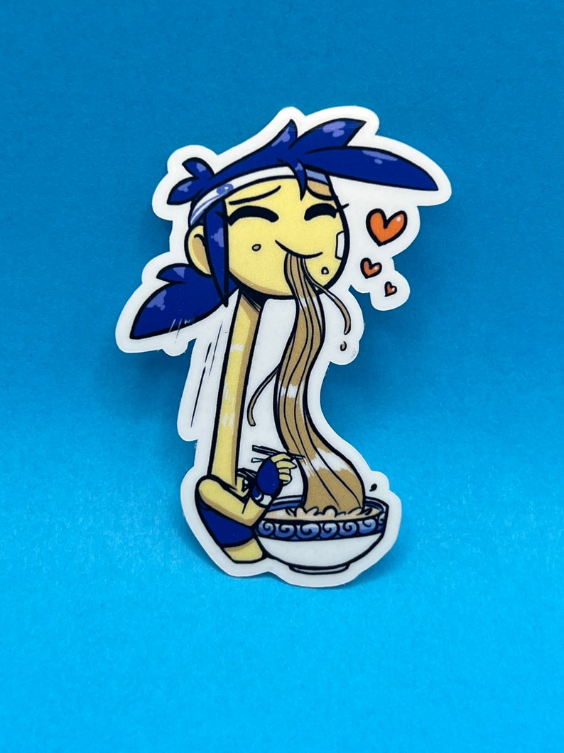 Ran the Rokurokubi Ramen Ran Die Cut Glossy Sticker | Etsy