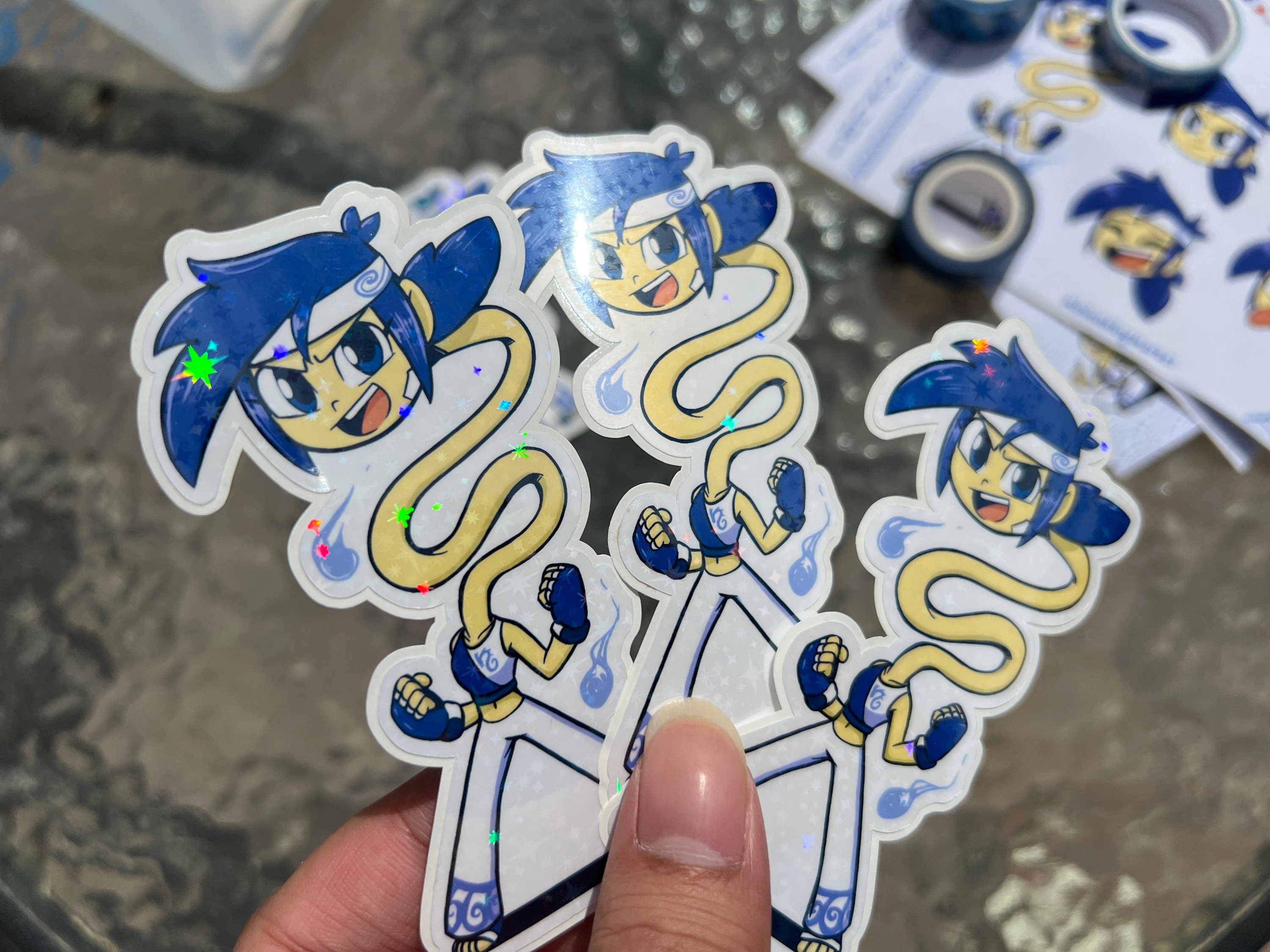 Ran the Rokurokubi Full Pose Die Cut Sticker | Etsy