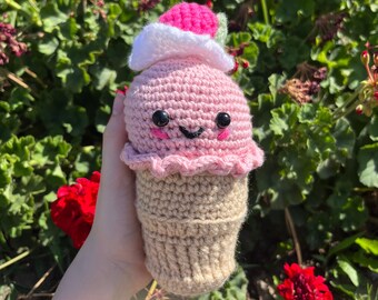 Ice Cream Plushie - Etsy