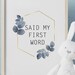 My First Baby Milestone Cards | Printable Download | Baby First Photo ...