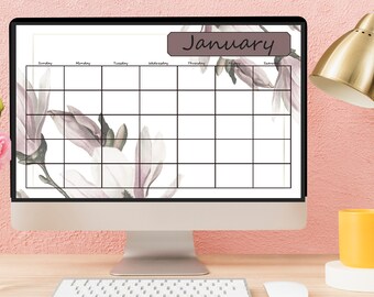 14 Month Calendar - Etsy