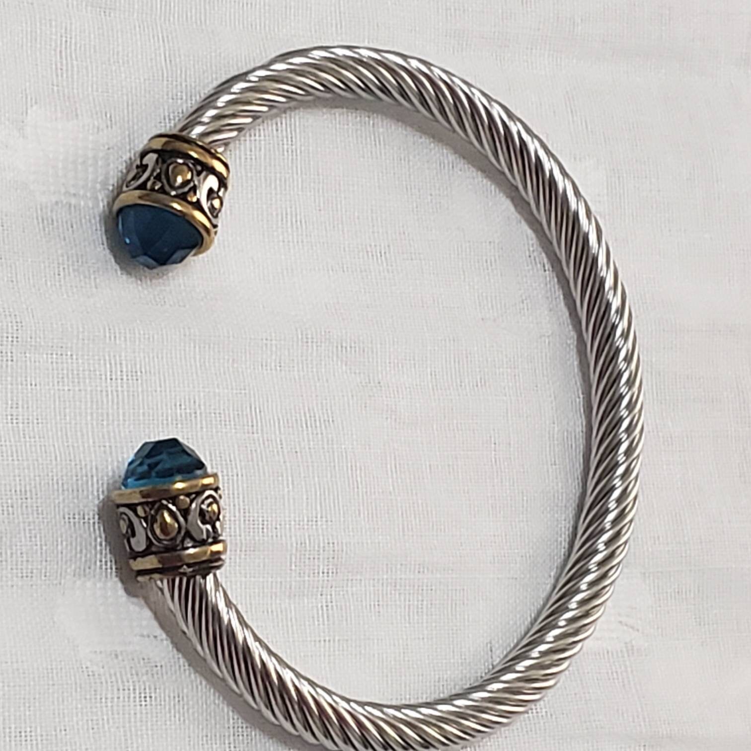 Classic Cable Bracelet ,stainless Steel Twisted Cable Bracelet, Cable ...