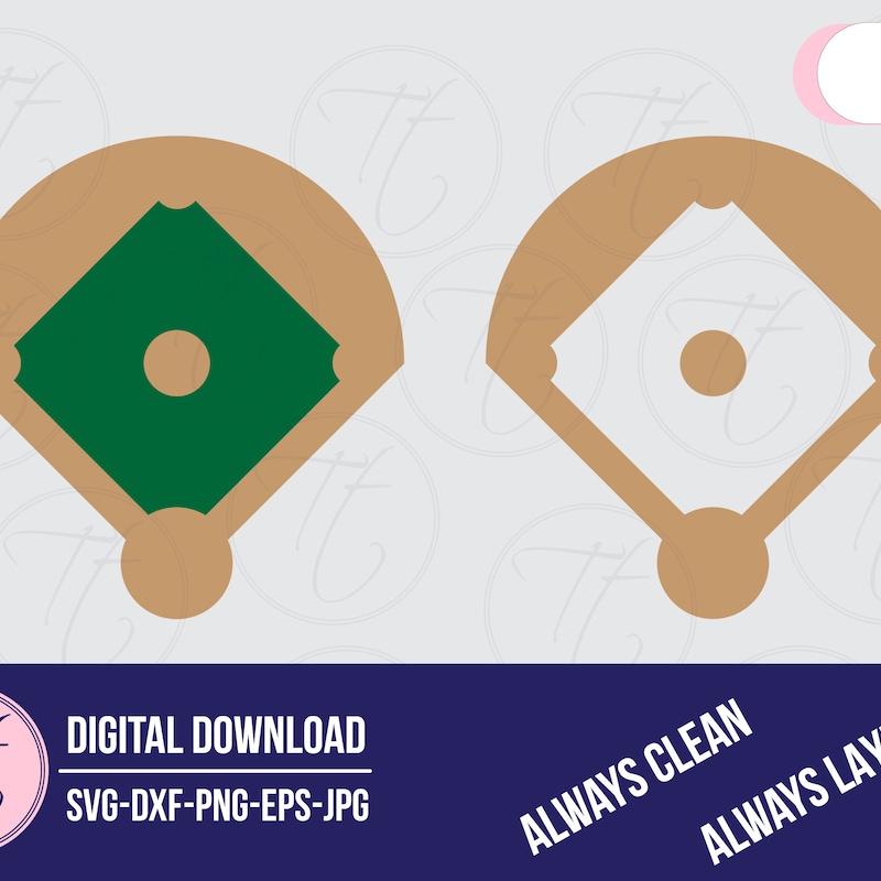 Baseball Diamond Svg - Etsy