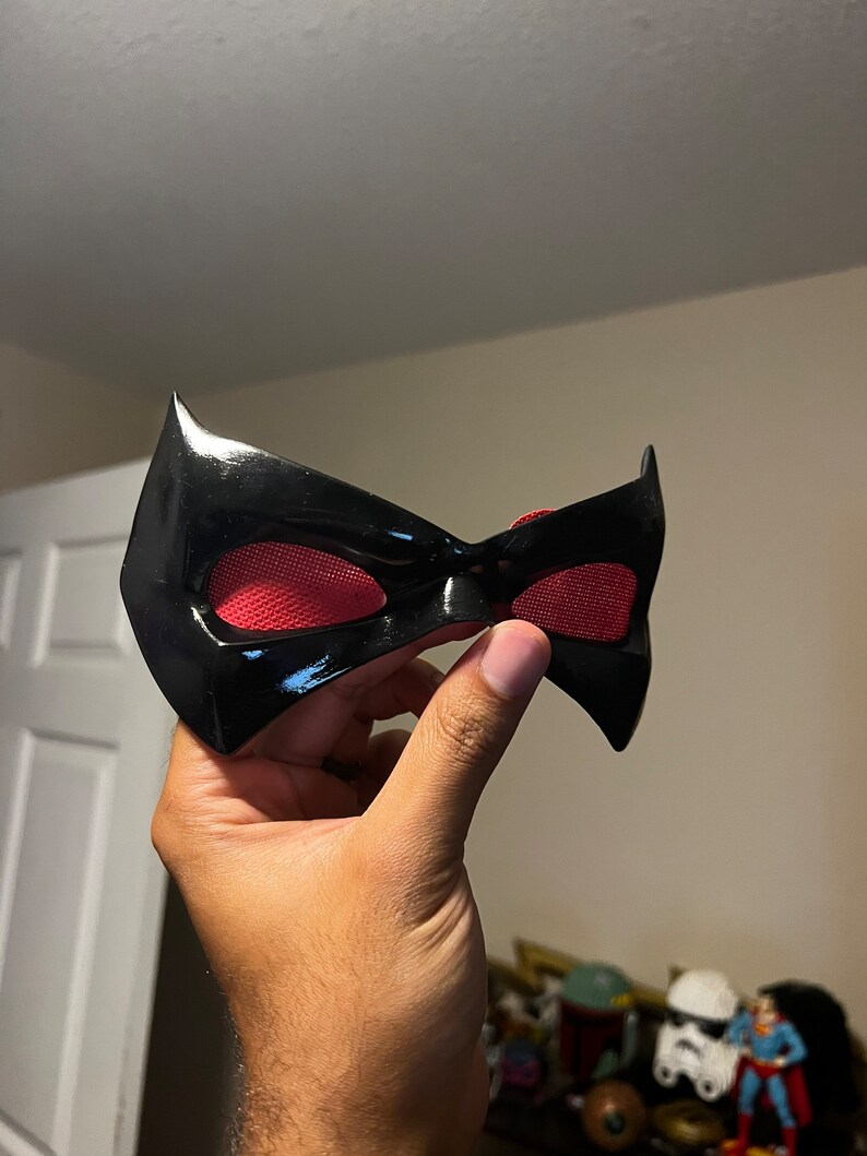 Red Hood Mask Robin Mask Domino Mask Etsy