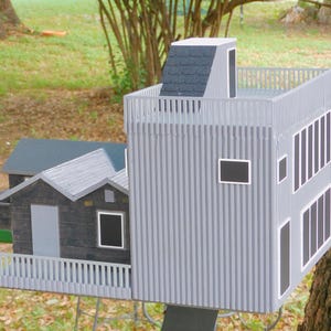Custom Beach House Birdhouse Replica: Weatherproof Cedar & Cypress - Etsy