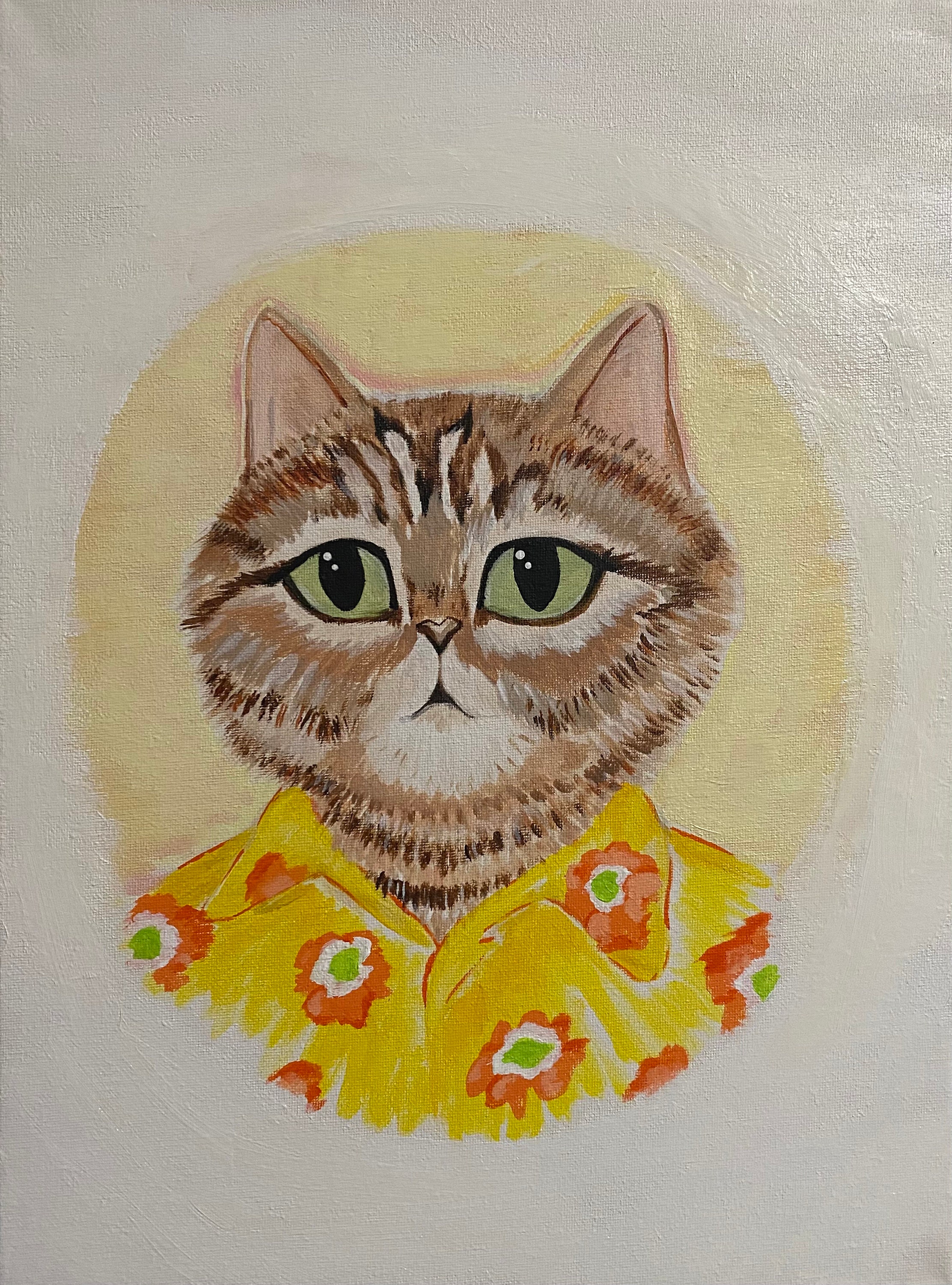 Custom Cat Portrait - Etsy
