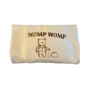 Womp Womp Embroidered Pullover Sweatshirt - Etsy