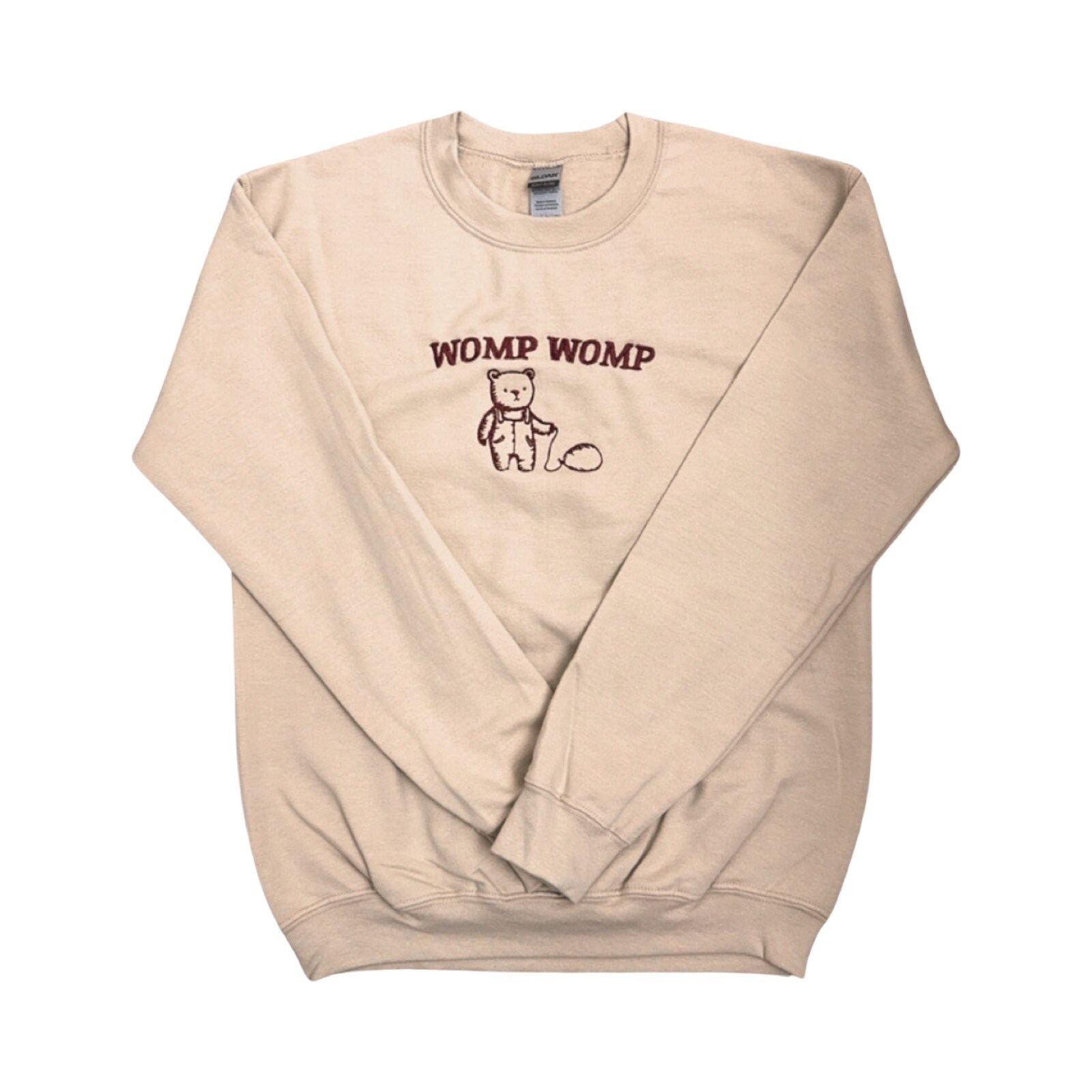 Womp Womp Embroidered Pullover Sweatshirt - Etsy