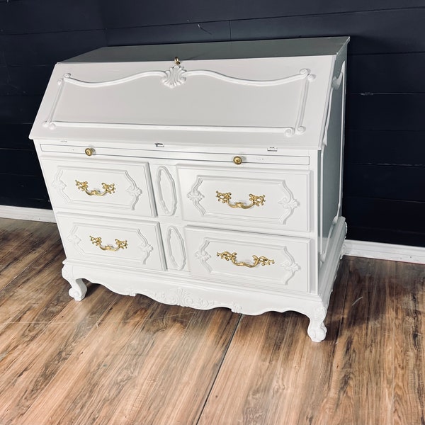 French Provincial Desk - Etsy