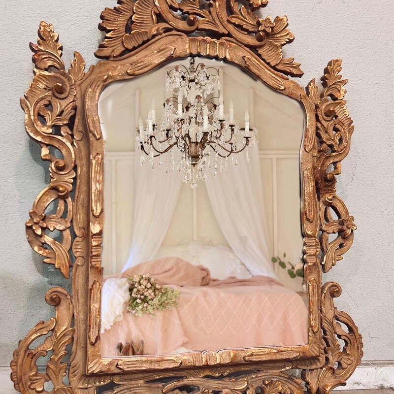 Antique Gold Mirrors - Etsy