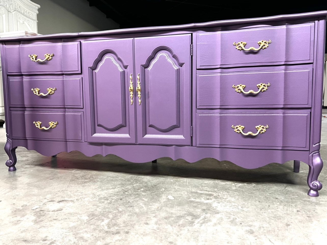Available Dresser Console Metallic Purple Lavender - Etsy