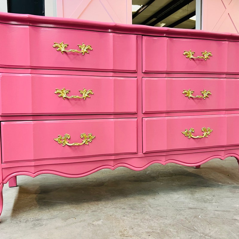 Pink Dresser - Etsy