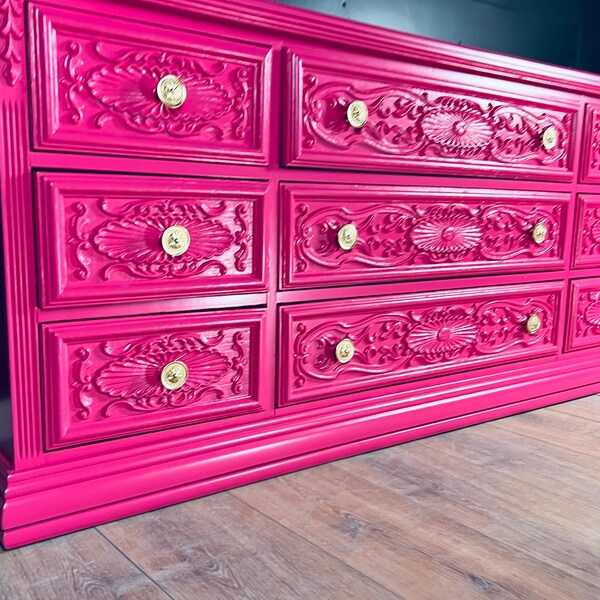 Pink Dresser - Etsy