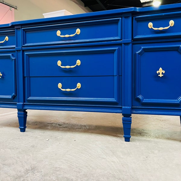 Blue Dresser - Etsy