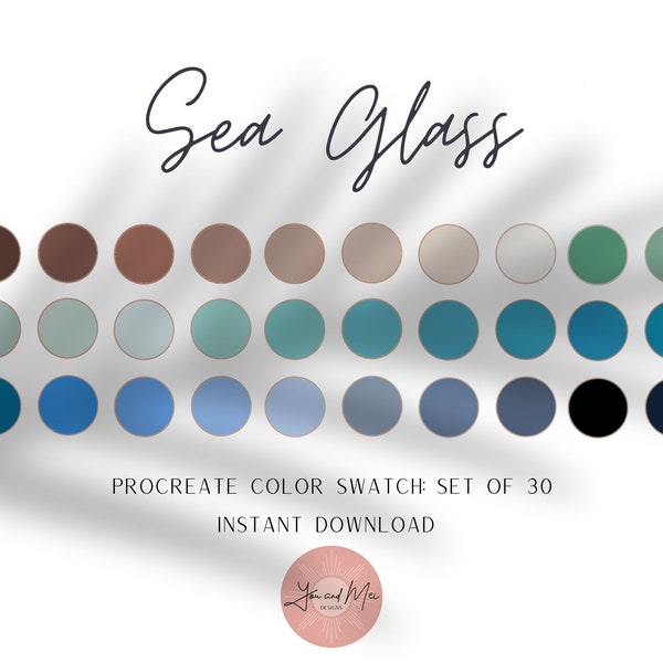 Sea Glass Palette - Etsy
