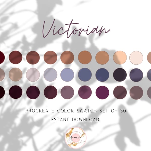 Victorian Color Palette Etsy