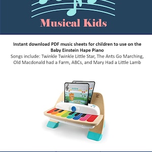 Baby Einstein Hape Piano - PDF Classic Sheet Music - Hape Piano Music ...