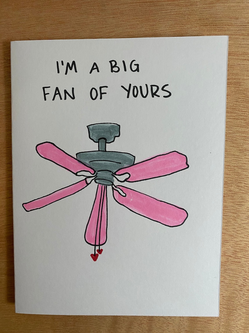 I’m A Big Fan of Yours Greeting Card - Etsy