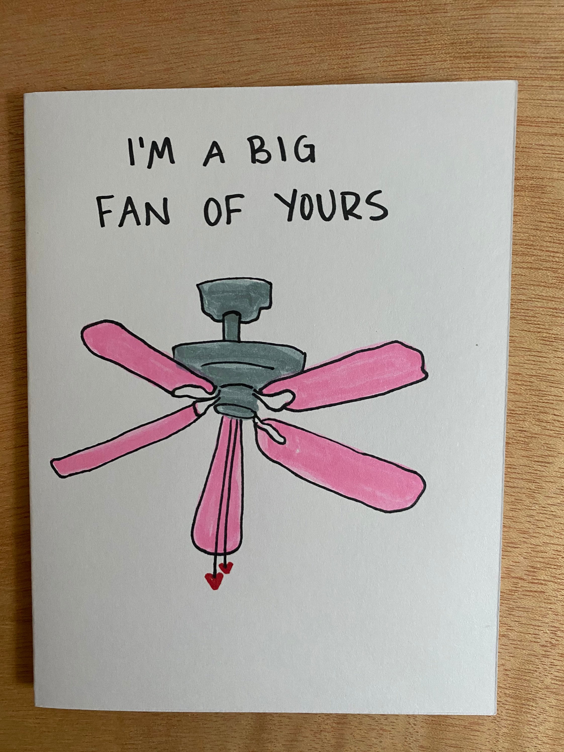 I’m A Big Fan of Yours Greeting Card - Etsy