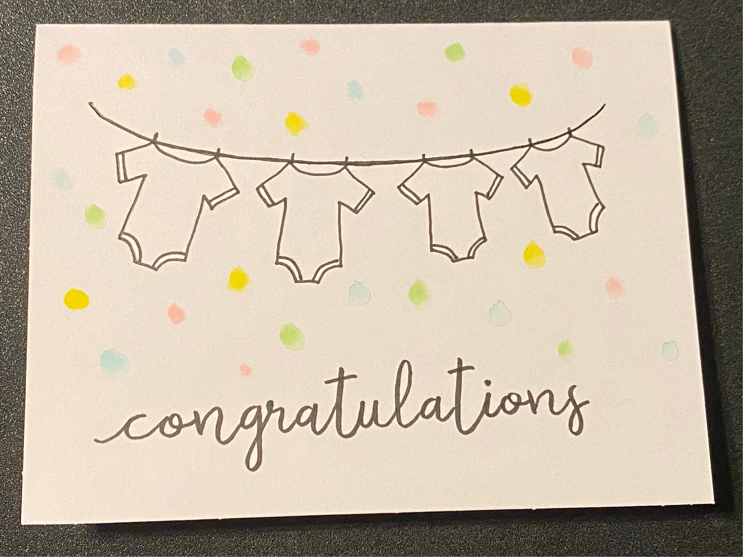Congratulations Baby Greeting Card - Etsy