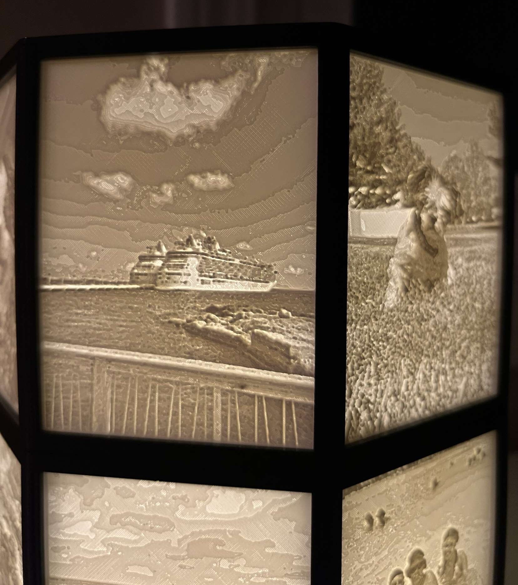 3D Printed Customizable Picture Lamp | Personalized Gift - Etsy