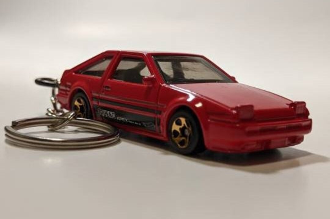 Toyota Corolla Trueno AE86 Keychain Hot Wheels/matchbox 1/64 Scale - Etsy
