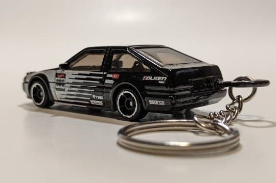 Toyota Corolla AE86 Trueno Triple Bundle Keychain Hot Wheels/matchbox 1 ...