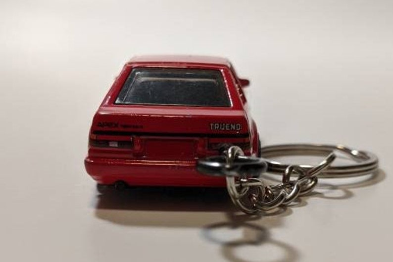 Toyota Corolla Trueno AE86 Keychain Hot Wheels/matchbox 1/64 Scale - Etsy