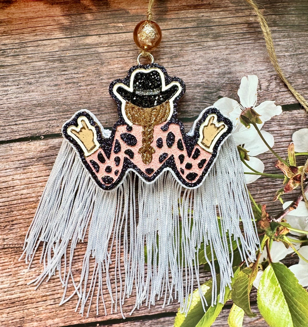 Cowgirl Leopard Fringe Car Freshie - Etsy