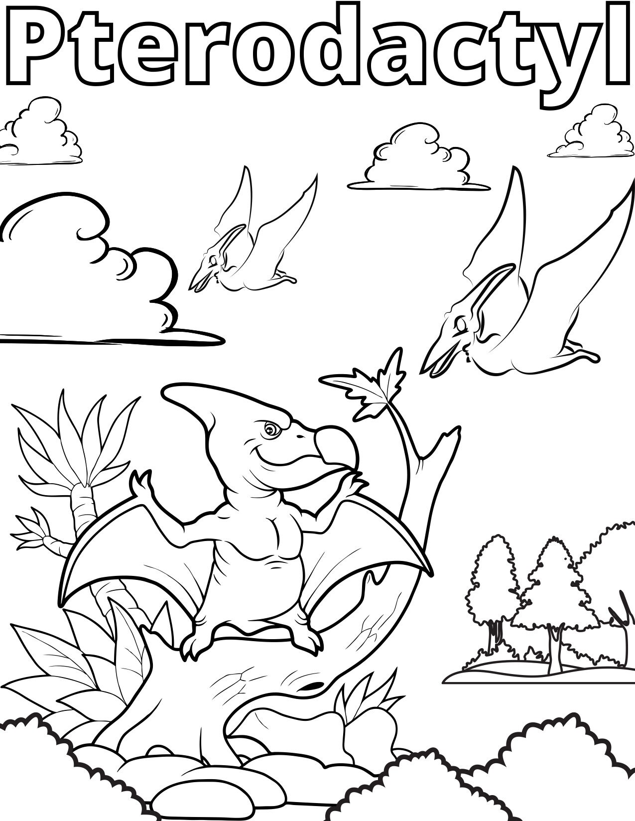 Kids Coloring Book , Dinosaurs , Learning , Printable - Etsy