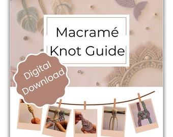 Macrame Decorative Knot Guide PDF With 16 Knots Explained, Knot ...